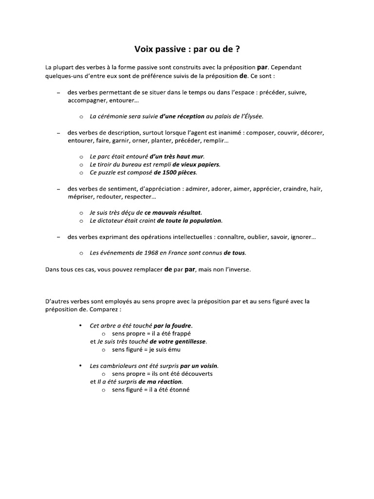 La Forme Passive 3 | PDF