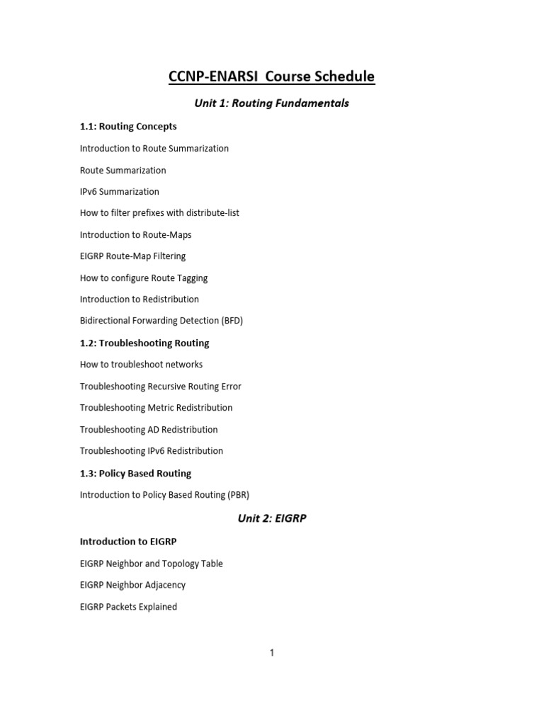 CCNP-ENARSI CONTENT by CB-YADAV | PDF | Networking | Multiprotocol Label Switching