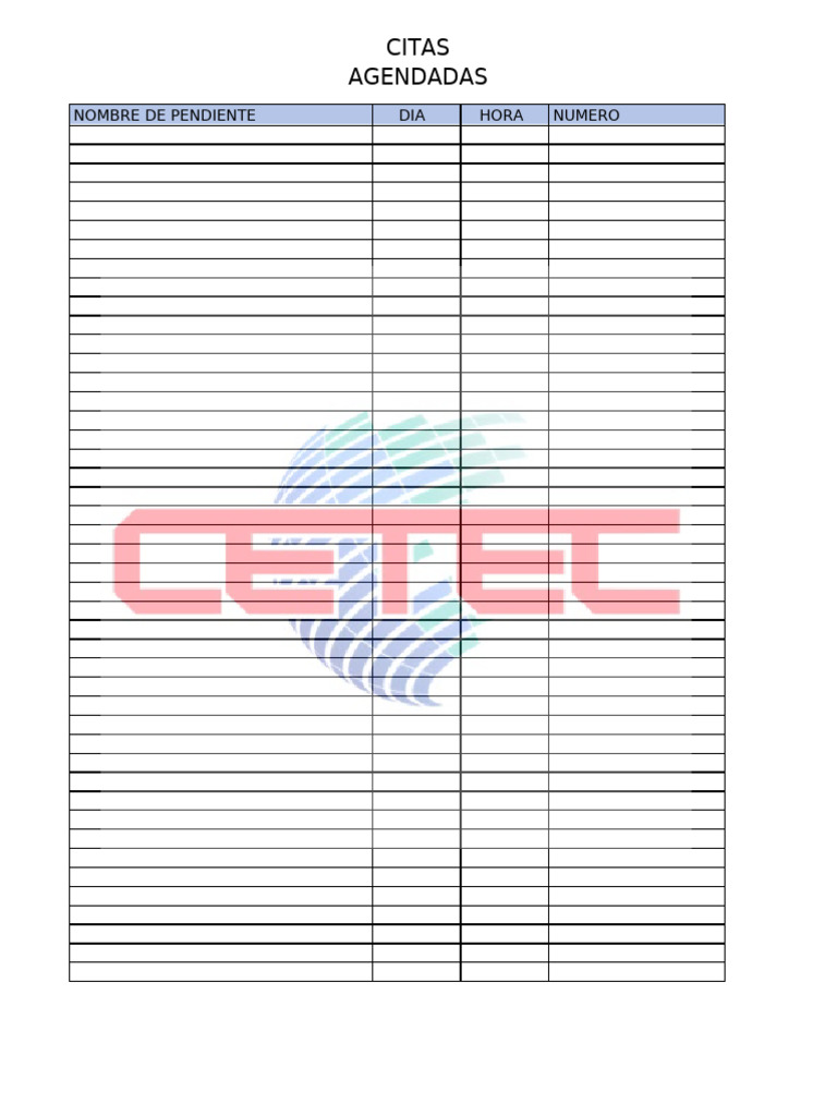 Lista de Citas | PDF