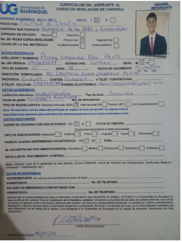 Curriculo Estudiantil - Compressed-Comprimido | PDF