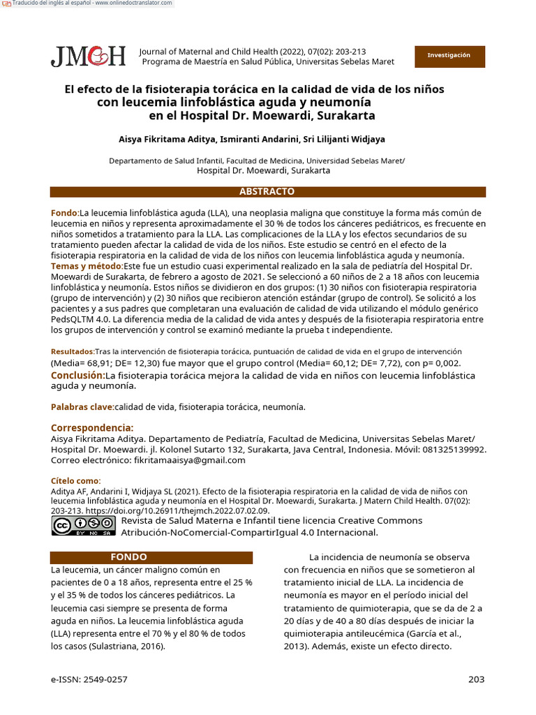 Tarea Eca | PDF | Leucemia | Neumonía