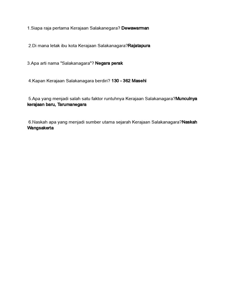 Sejarah Kerajaan Salakanagara | PDF