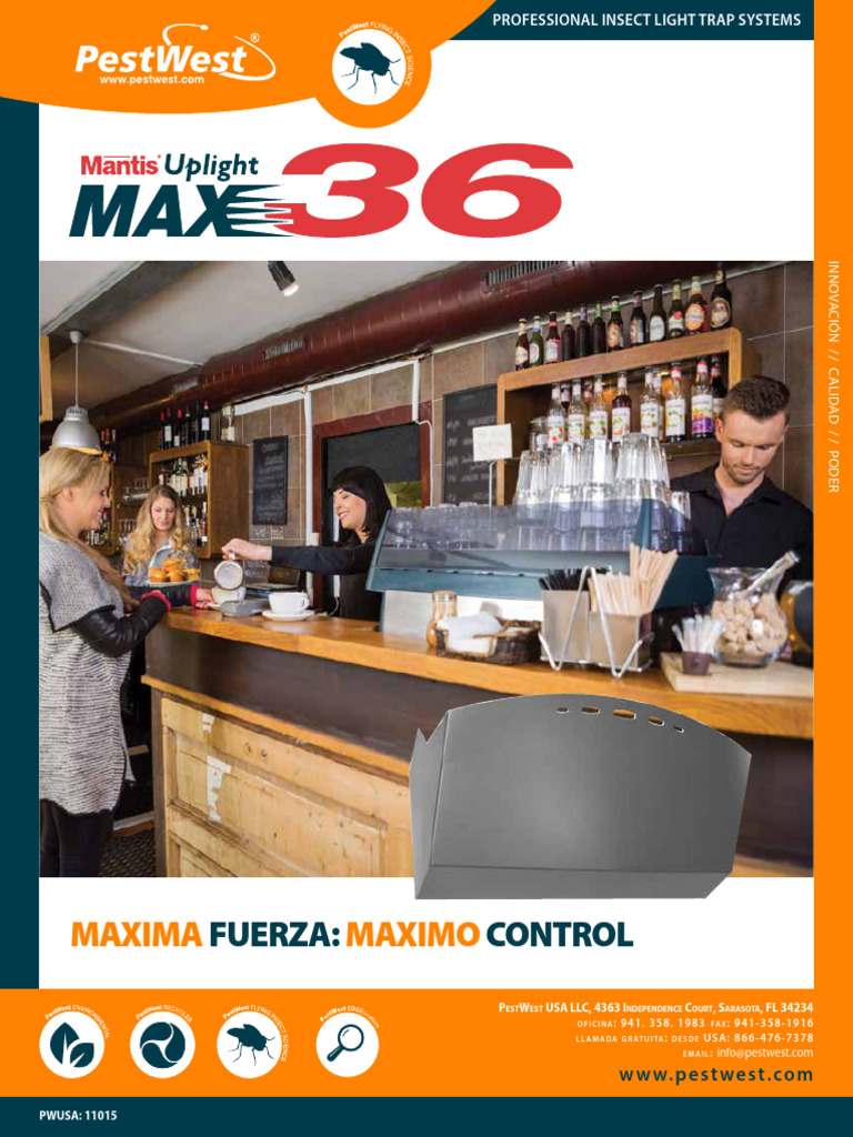 PestWest US ES Mantis36 Leaflet 2014 | PDF