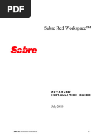 Sabre Red Workspace Basic Installation: User Guide | PDF | Installation ...