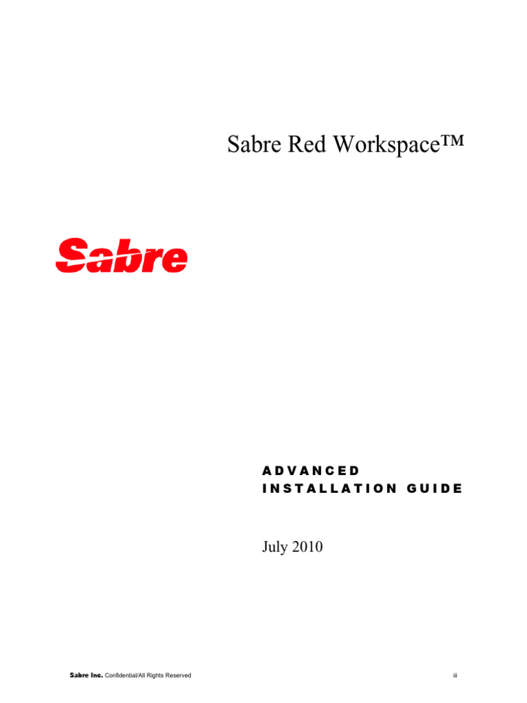 Sabre Red Workspace - Hotel eServices_compressed | PDF | Remote Desktop ...