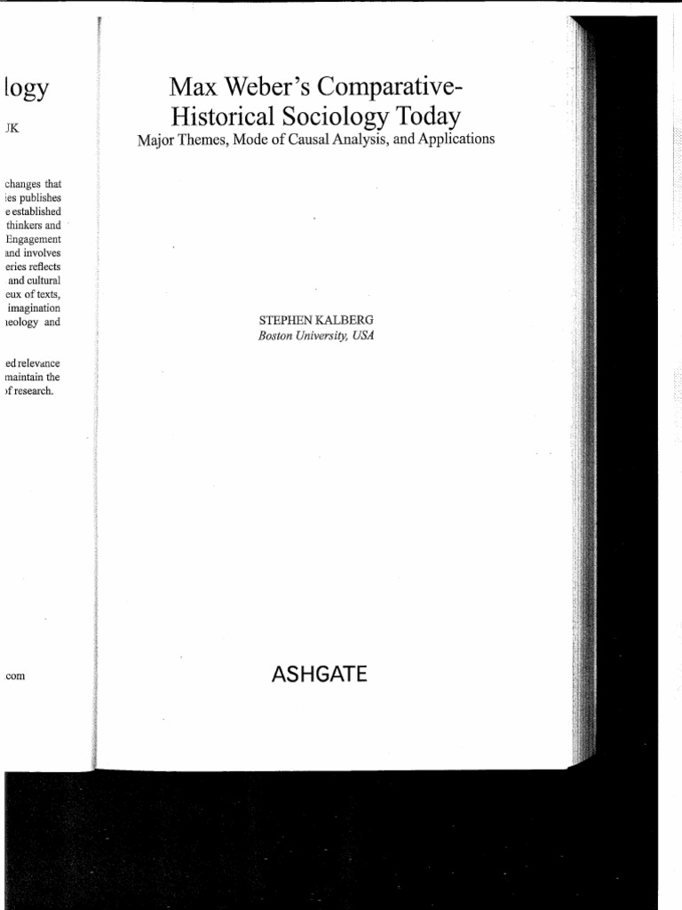 Kalberg-Max Weber On The Sociology of Emotions | PDF
