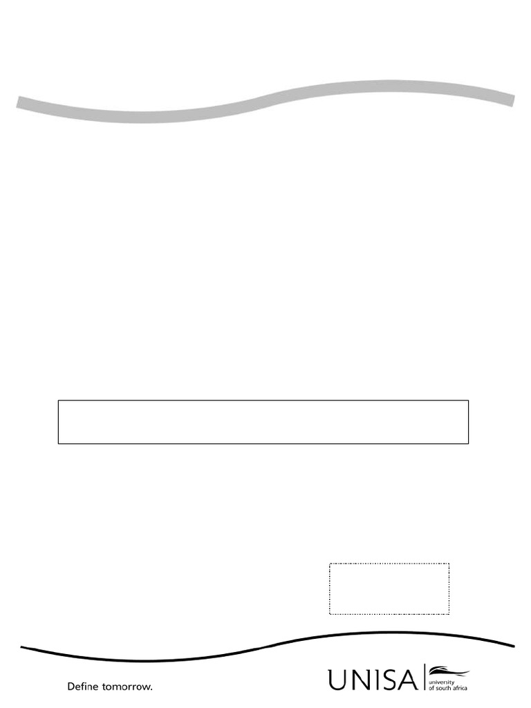 Tutorial Letter 301 (Both) For INFALLP | PDF | Information Science ...