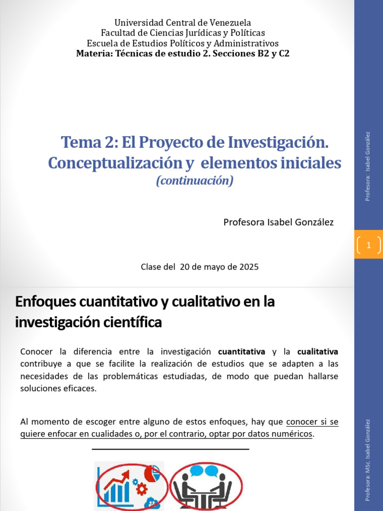 Clase 20 Mayo Seccion b2 y c2 Prof. Isabel Gonzalez | PDF ...