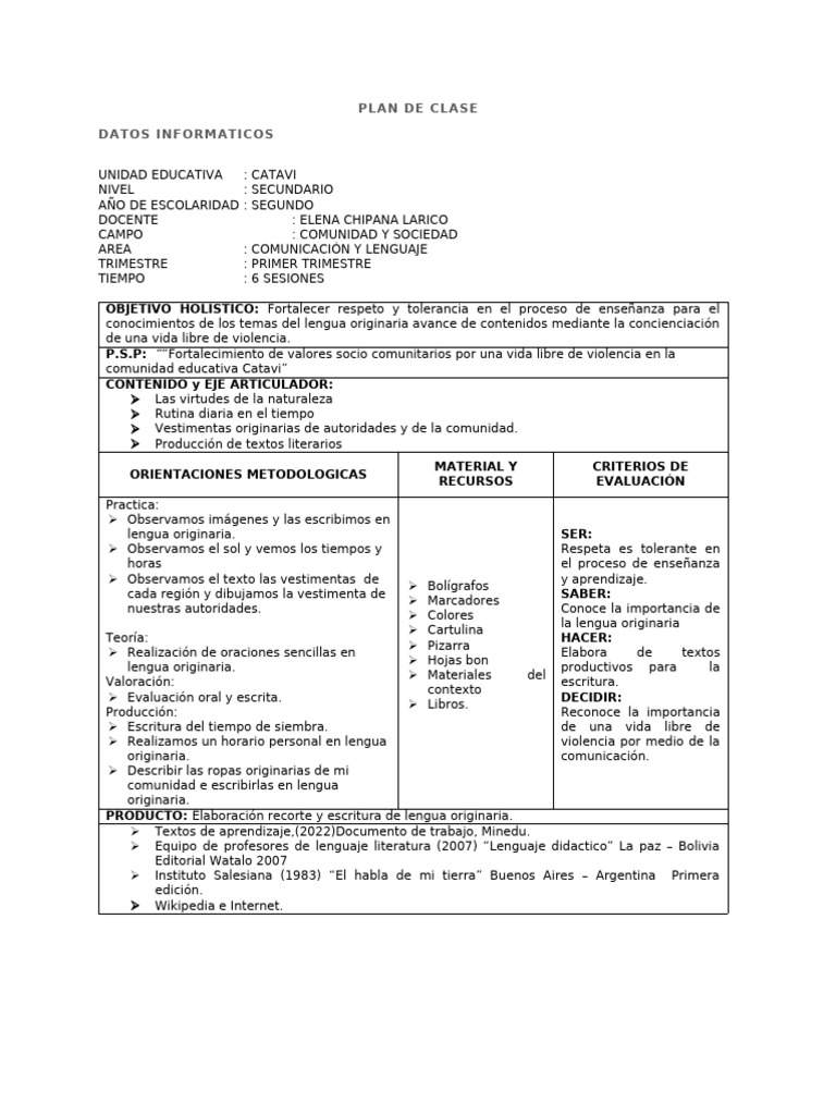 2do L. O. | PDF | Enseñando | Aprendizaje