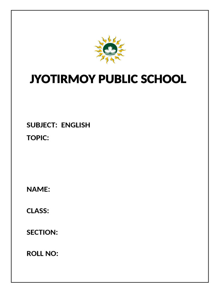 Class 12 English Sample Project 1 | PDF | Motivational | Motivation