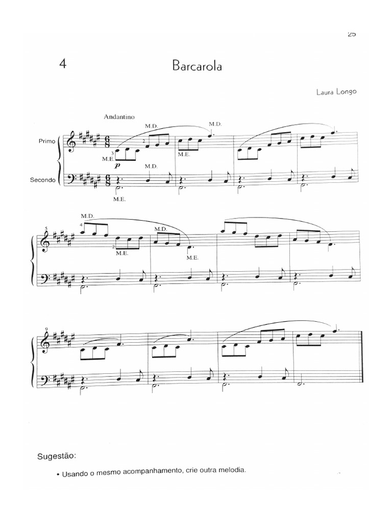 Barcarola | PDF