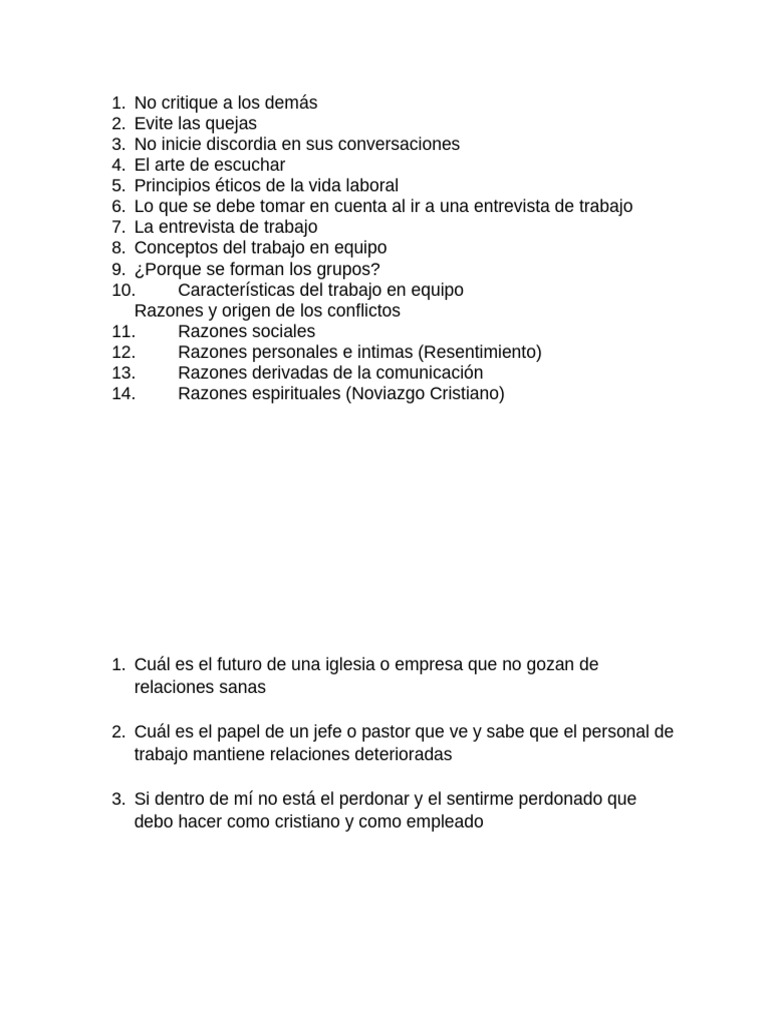 No Critique A Los Demás | PDF