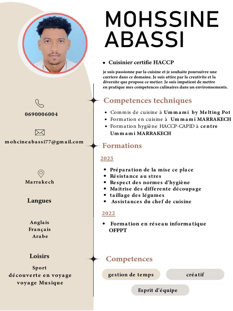 CV Mohssine Abassi | PDF
