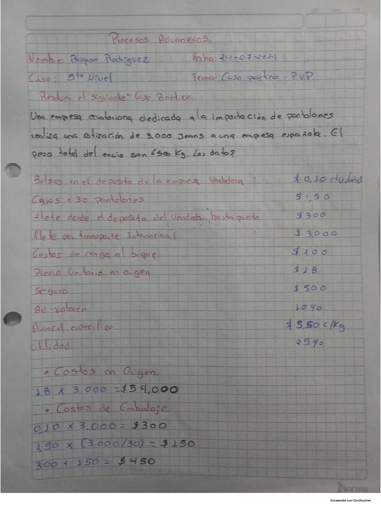 PVP Caso Práctico | PDF