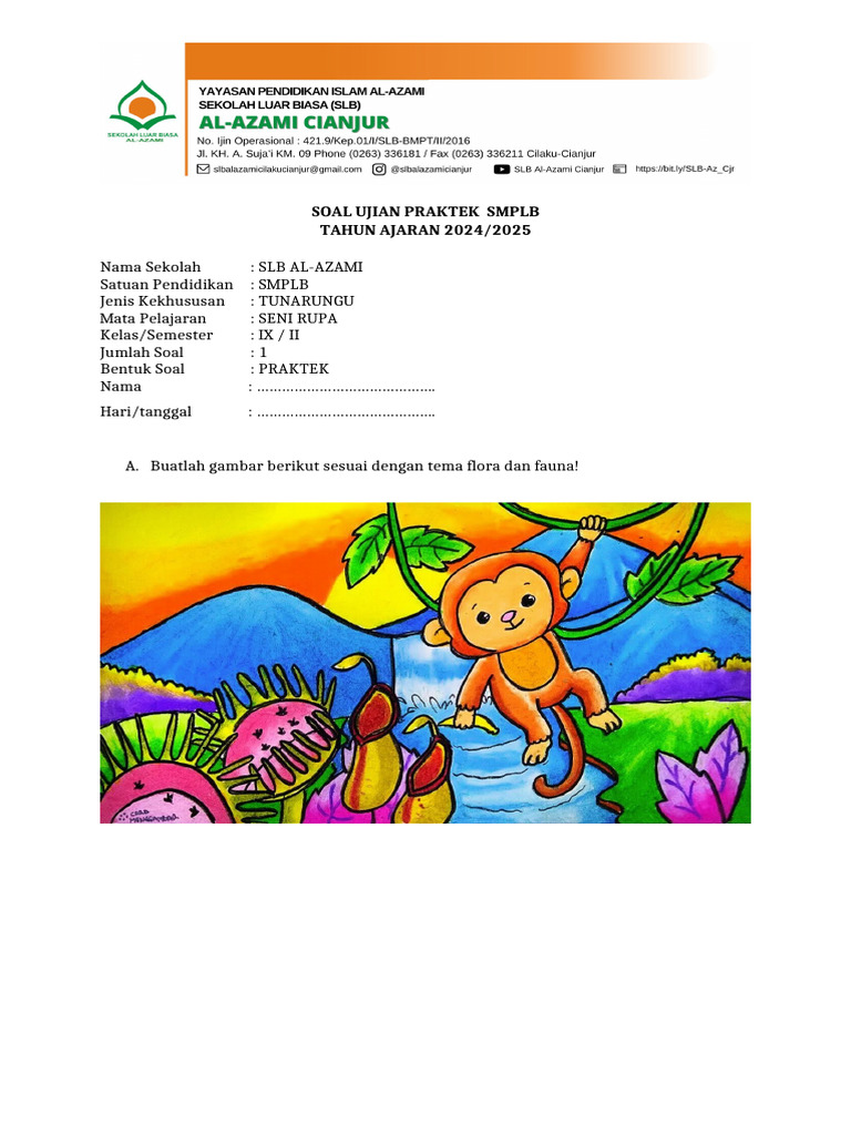 Soal Praktek Seni Rupa | PDF