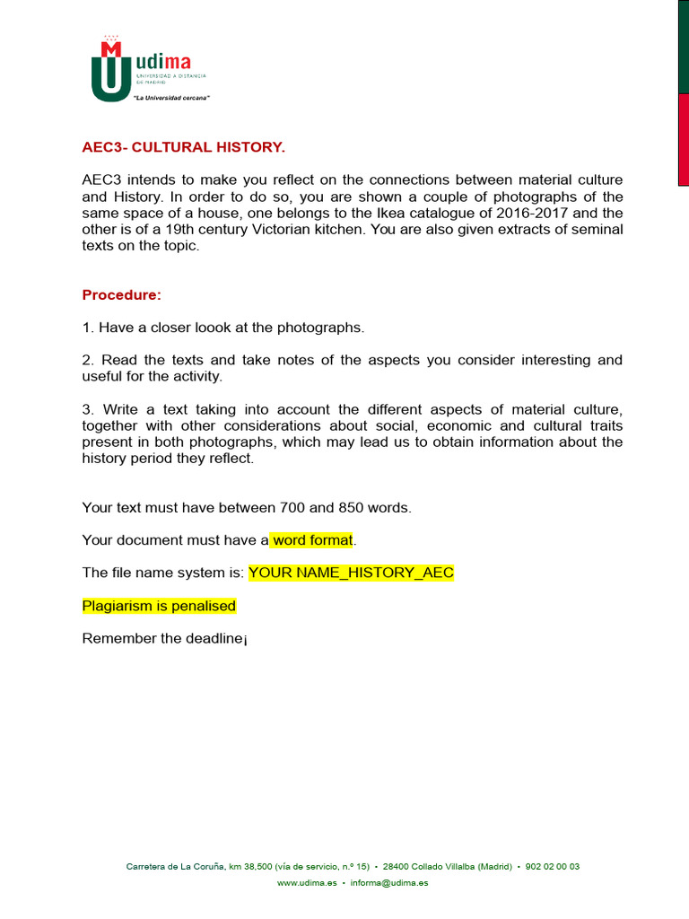 AEC3 Cultural History | PDF