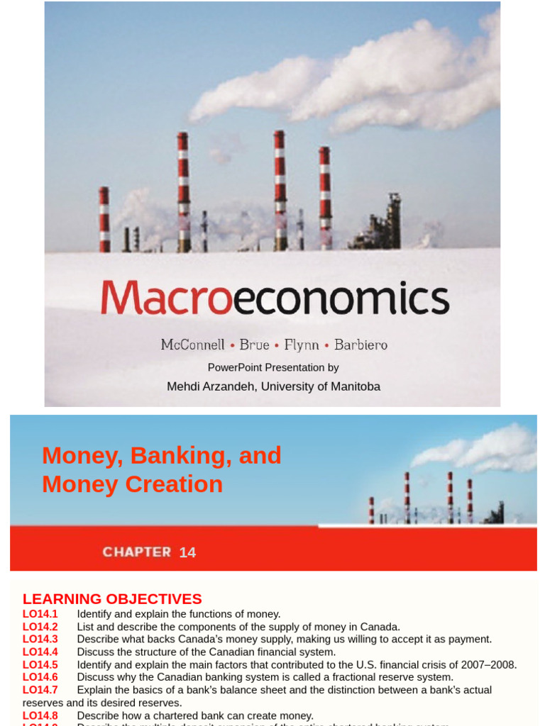 McConnell 14CE Macro PPT C14 | PDF | Money Supply | Banks