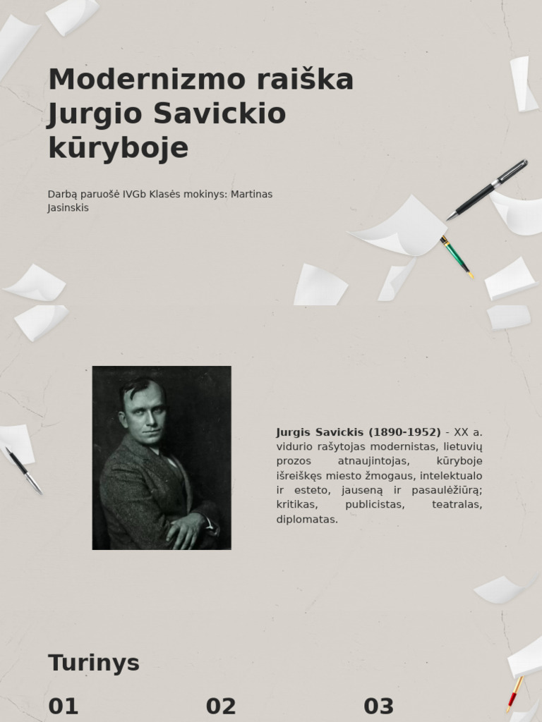 J. Savickis Prezentacija | PDF
