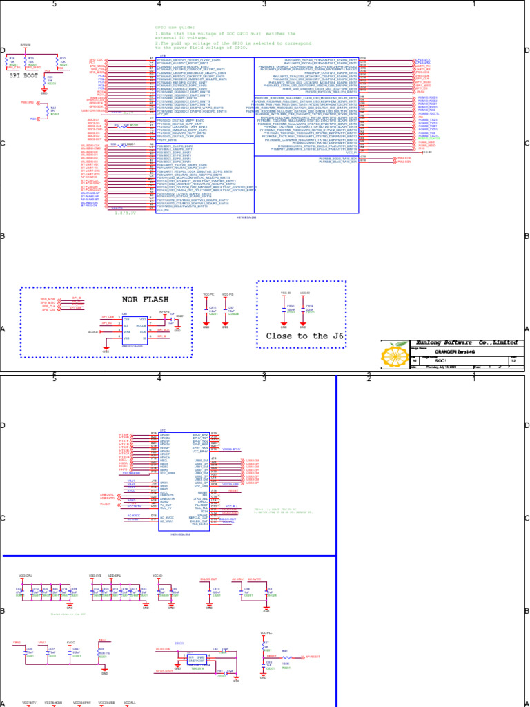 OrangePi-Schematic of ZERO3 | PDF