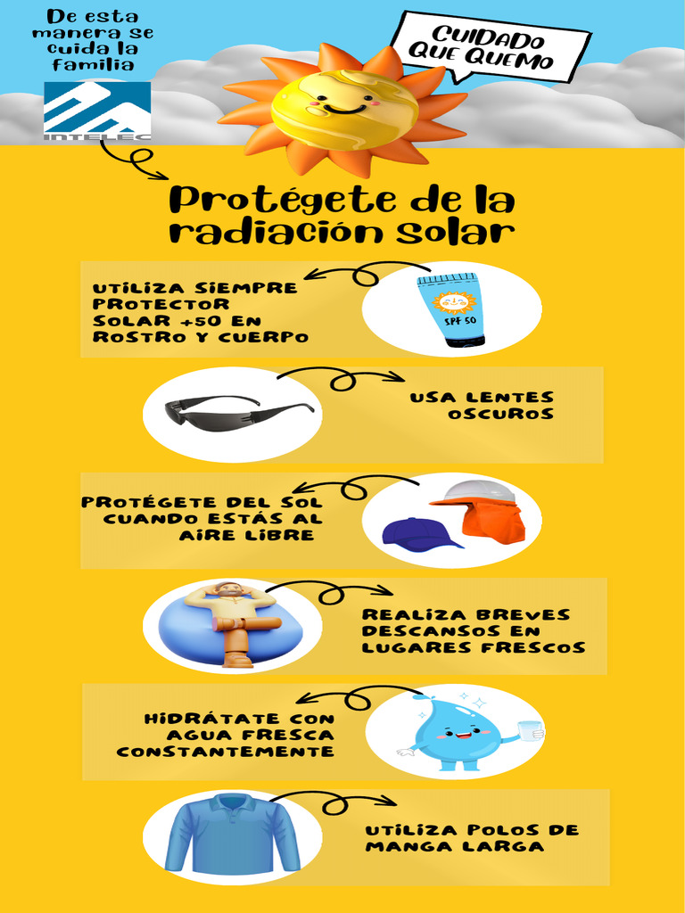 INF - Consejos Protección Solar Educativo | PDF