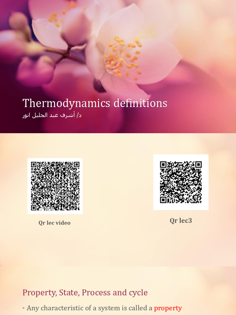Intensive vs Extensive Properties in Thermodynamics | PDF ...