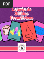 Lotería de Figuras Geométricas | PDF