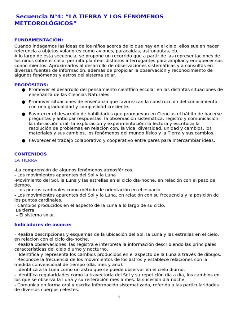 La Tierra y Los Fenómenos Meteorológicos | PDF | Luna | Dom