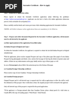 Indian Passport Surrender Checklist | PDF | Passport | International Law