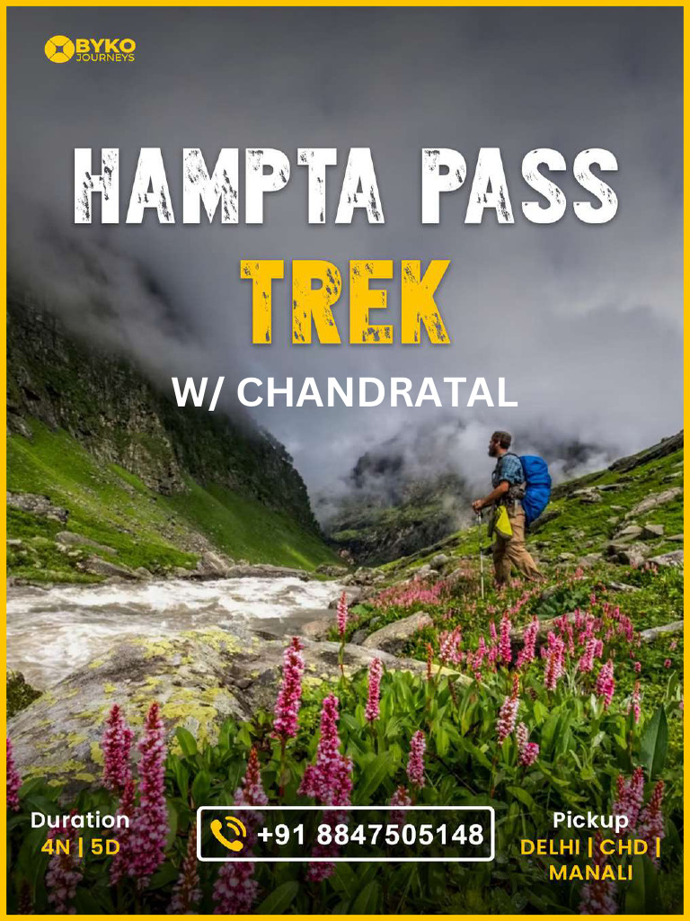 Hampta Pass Trek Itinerary Guide | PDF | Meal | Lunch