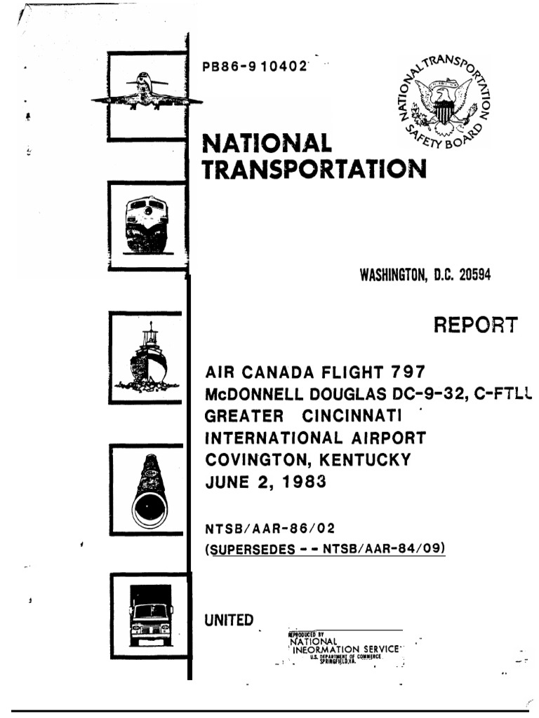 AirCanada797 Acc Report | PDF | Air Traffic Control | Aviation