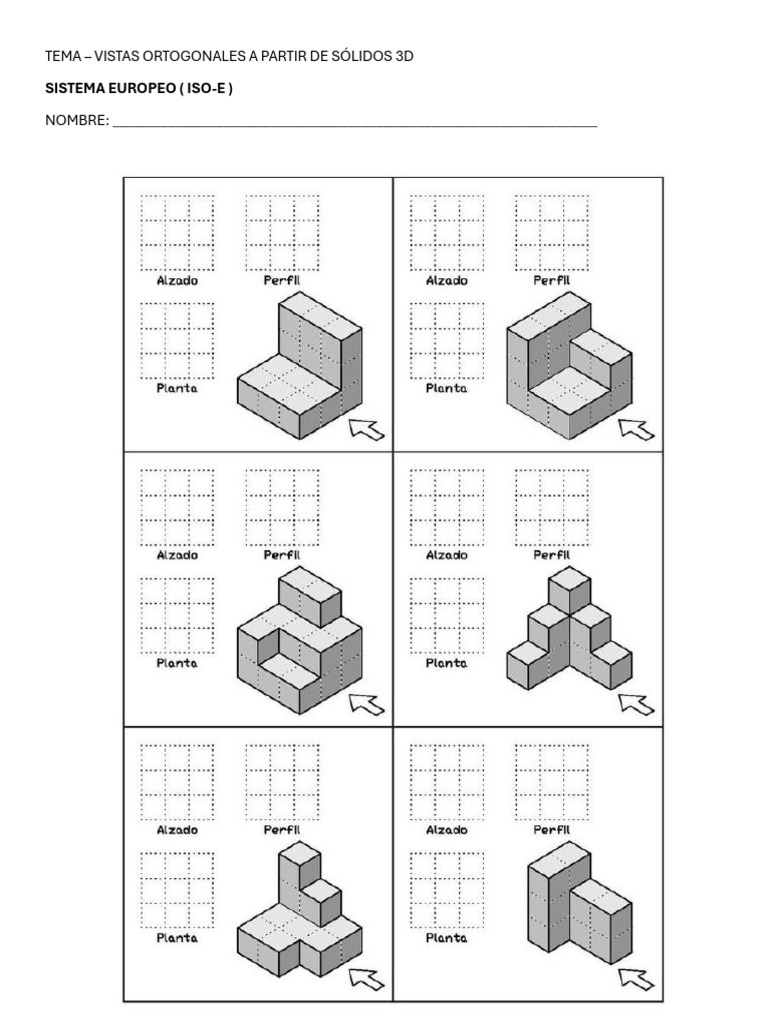 STEM - Dibujo _ Ortogonalidad | PDF