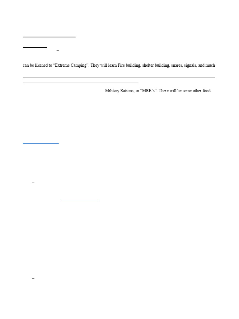 FTX Kit List and Permission Form 2025 | PDF | Clothing