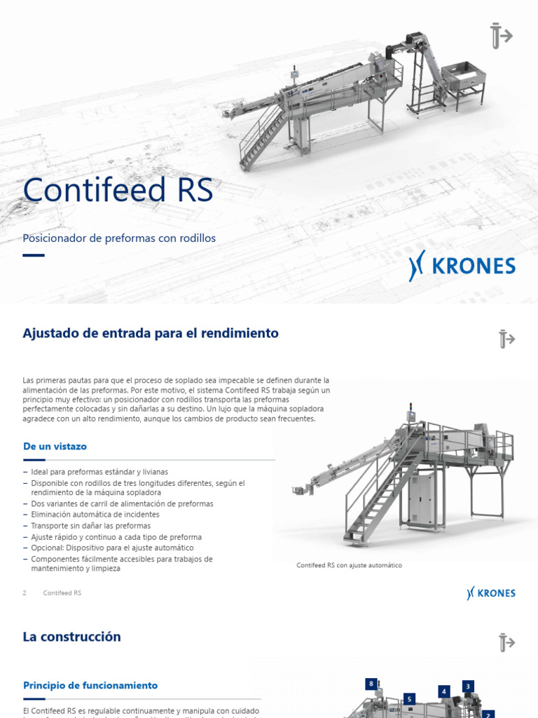 Posicionador Contifeed RS para Preformas | PDF