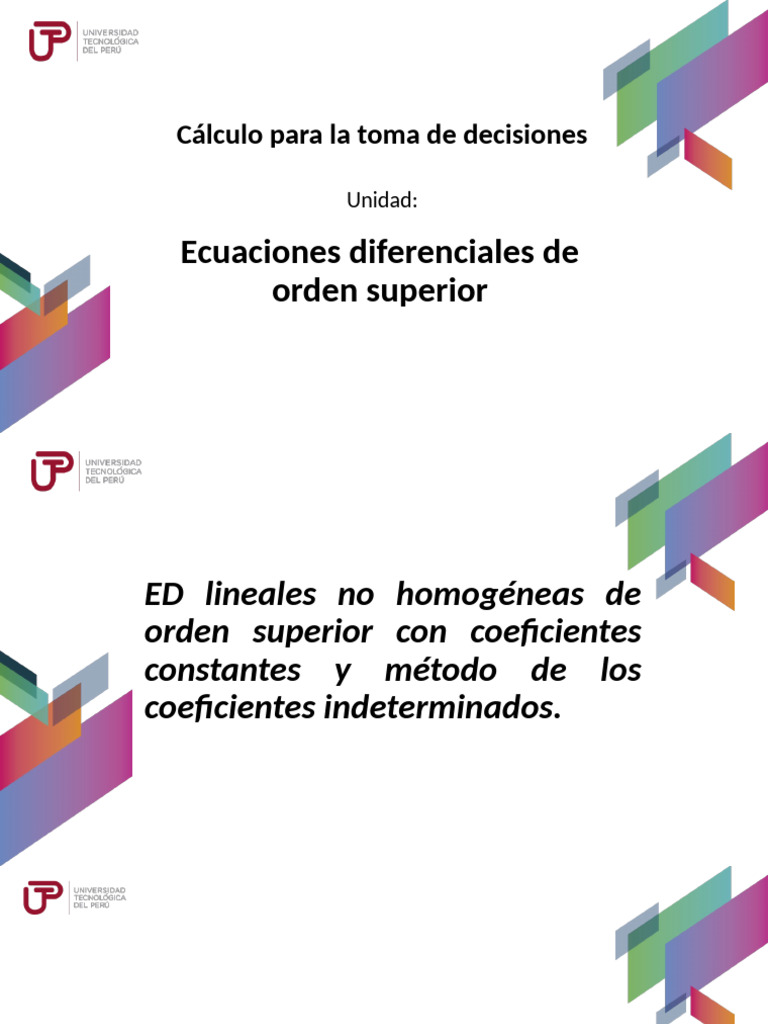 S06 - Material VF | PDF | Ecuaciones | Ecuaciones diferenciales