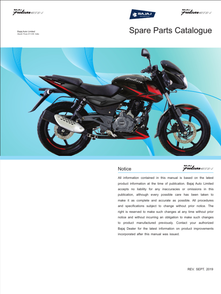 Pulsar 180 Bsiv - SPC 2019-2020 | PDF | Vehicles | Vehicle Parts
