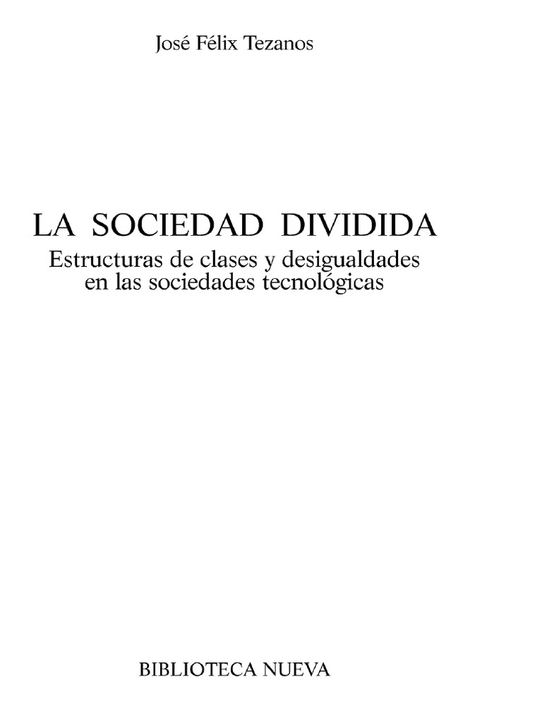 La Sociedad Dividida | PDF