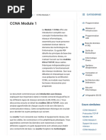 CCNA Module 1 Cours À Télécharger en PDF | PDF | Microsoft Access | Réseau informatique