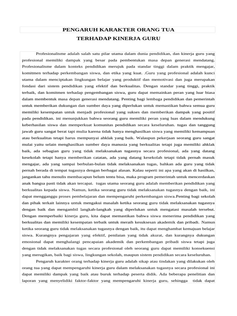 Penulisan - Artikel Bapak Ishak | PDF