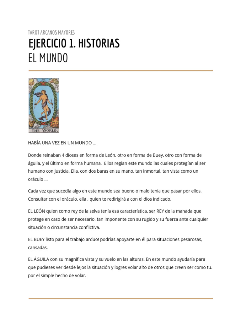 El Mundo Arcano Mayor | PDF