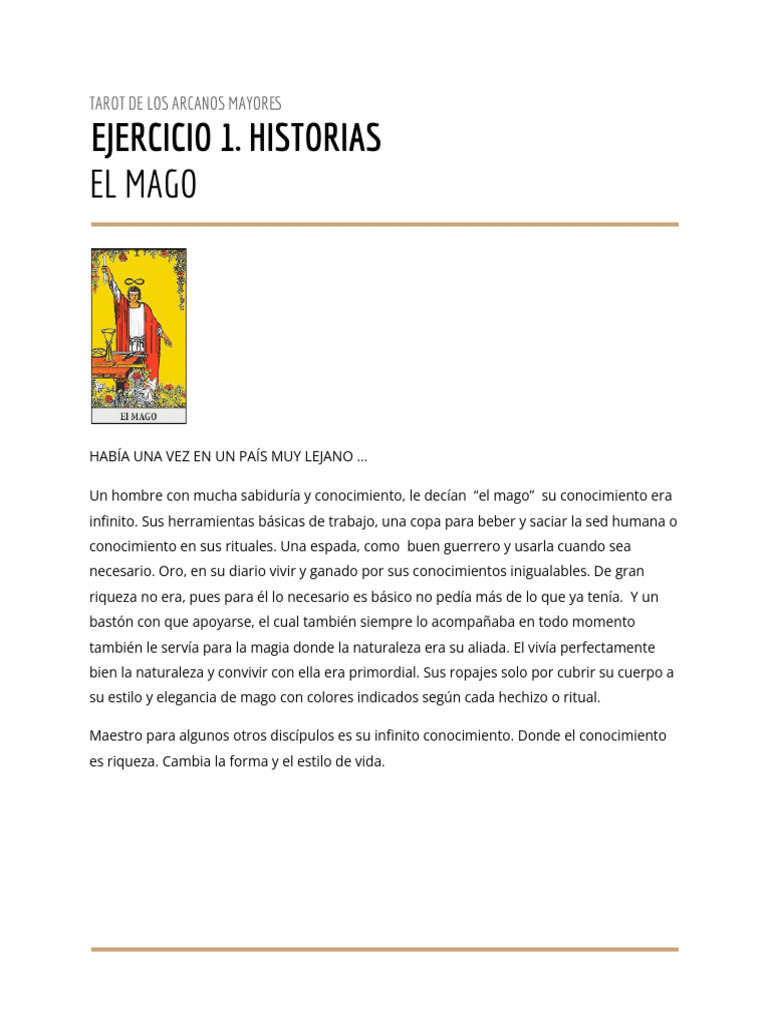 El Mago Arcano Mayor | PDF