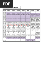 Daily Mess Meal Timings | PDF