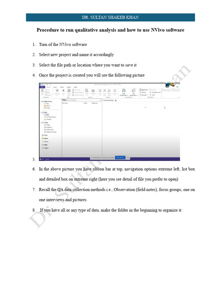 NVivo Qualitative Analysis Guide | PDF | Computer File | Qualitative ...