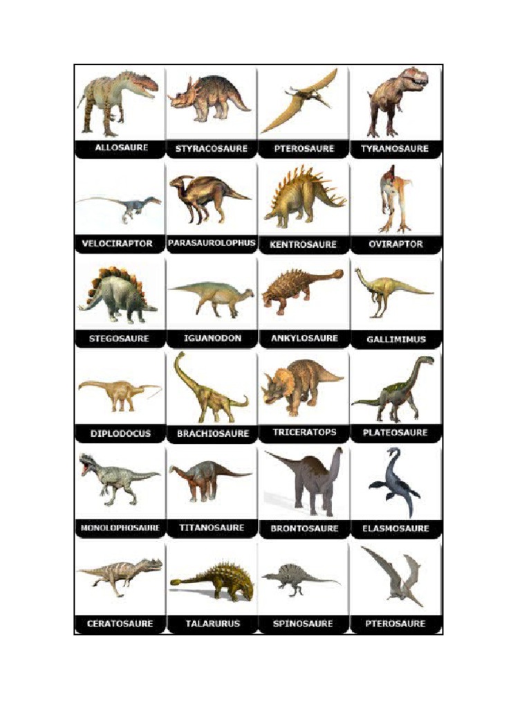 Dinosaurios | PDF