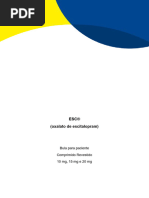 Bula do Esc®: Indicações e Precauções | PDF | Depressão | Gravidez
