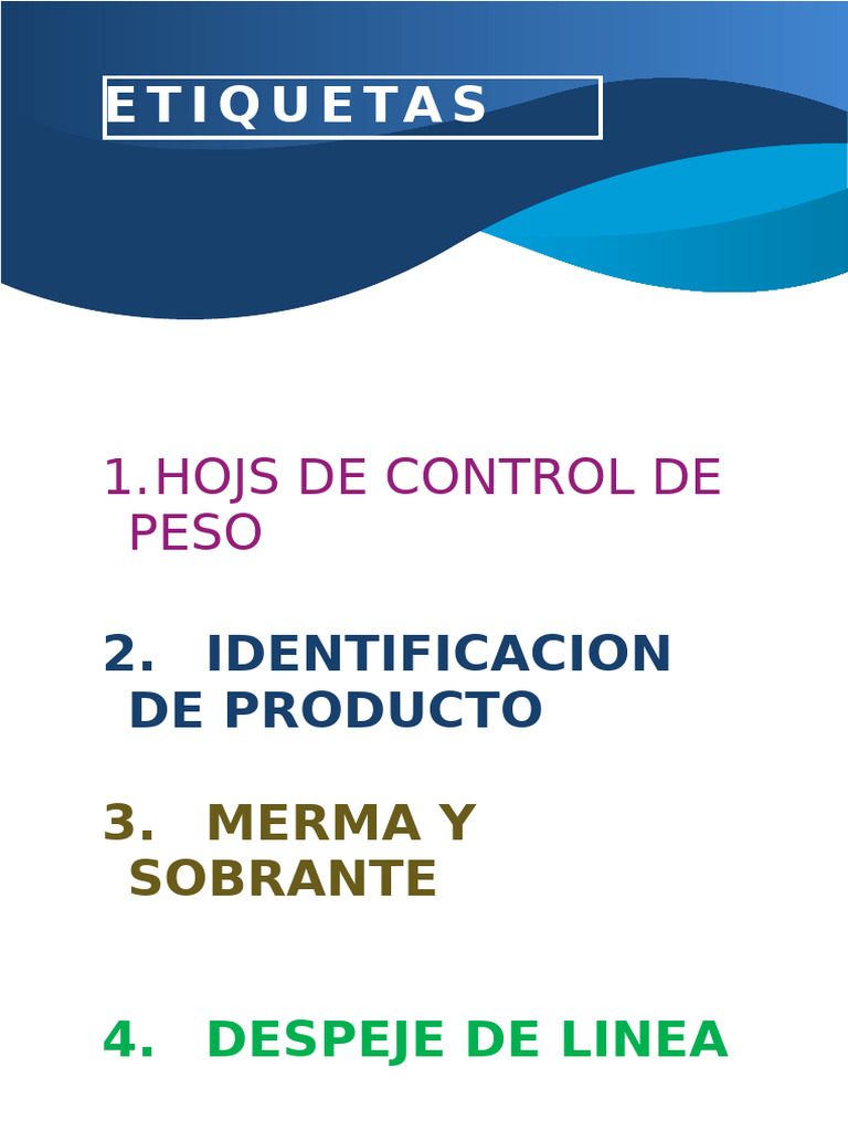Hojs de Control de Peso | PDF