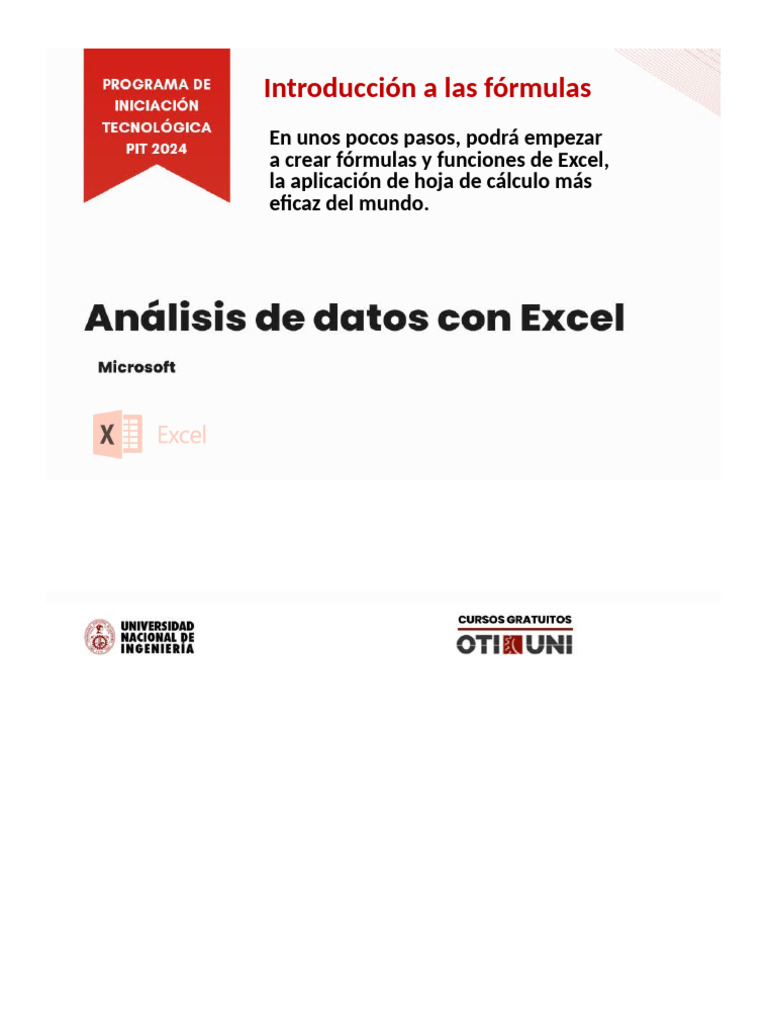 02 Formulas de Excel Basico 2 | PDF | Microsoft Excel | Aritmética