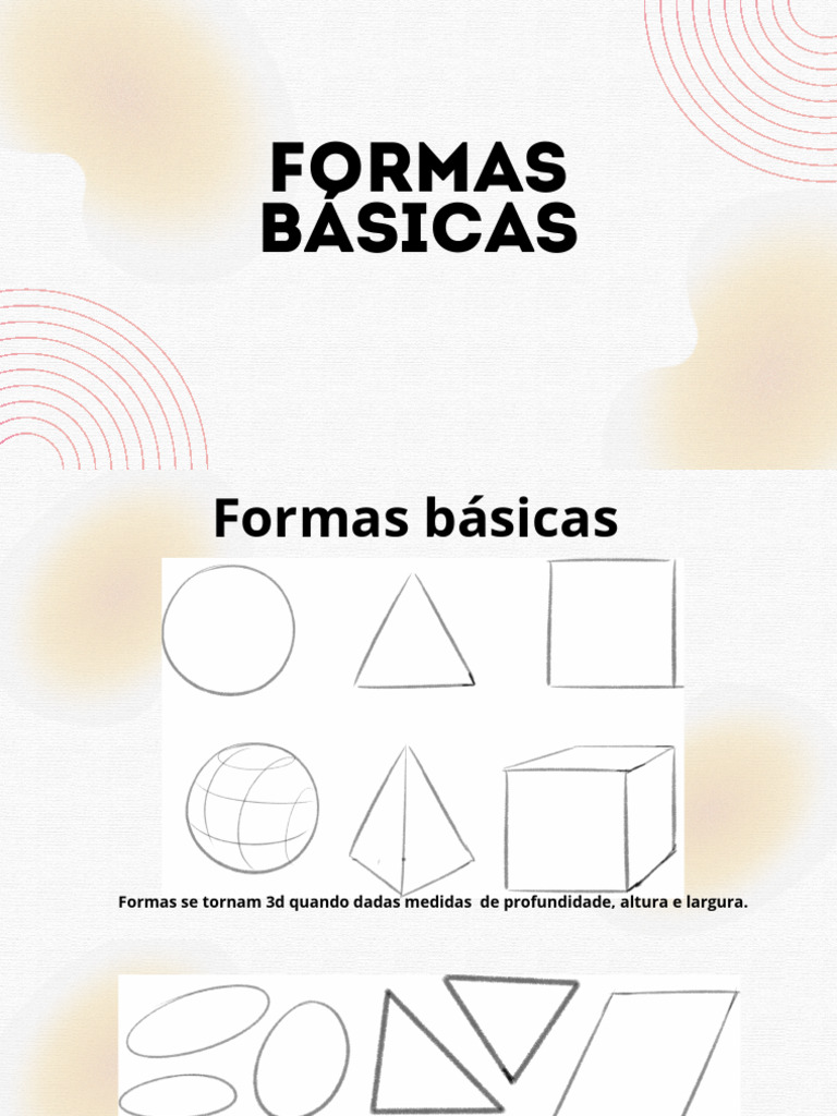 Aula de Formas Basicas e Inicio Da Perspectiva | PDF