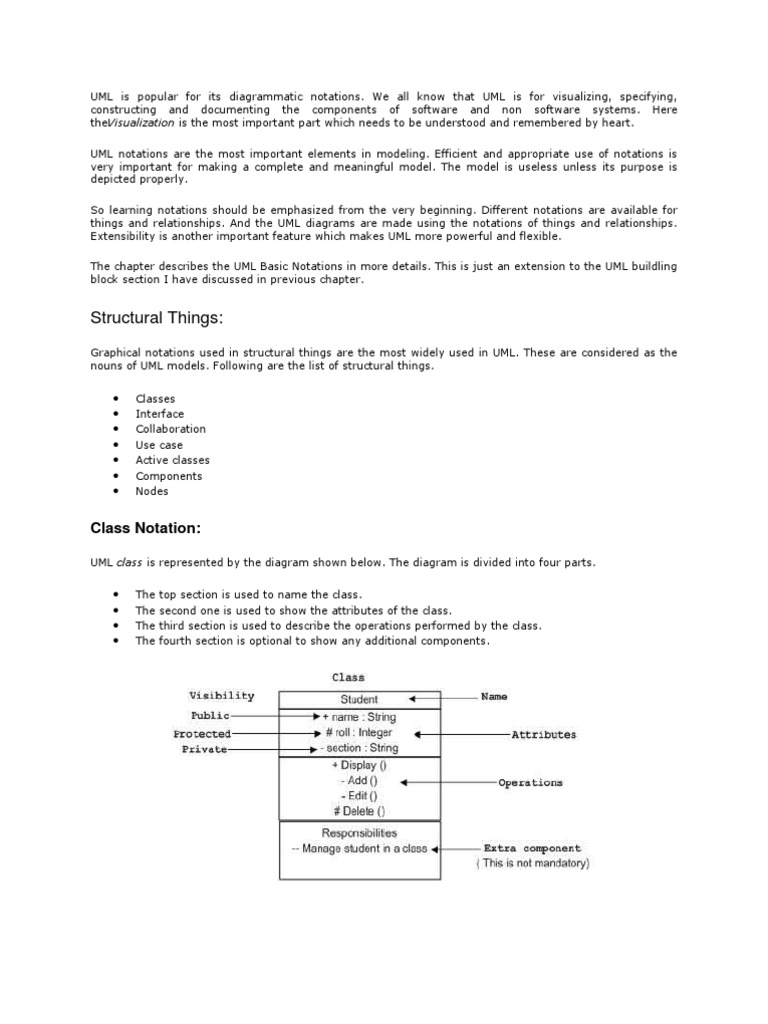 UML Is Popular For Its Diagrammatic Notations | PDF