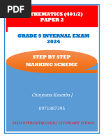 g9 Maths p2 | PDF | Mathematics