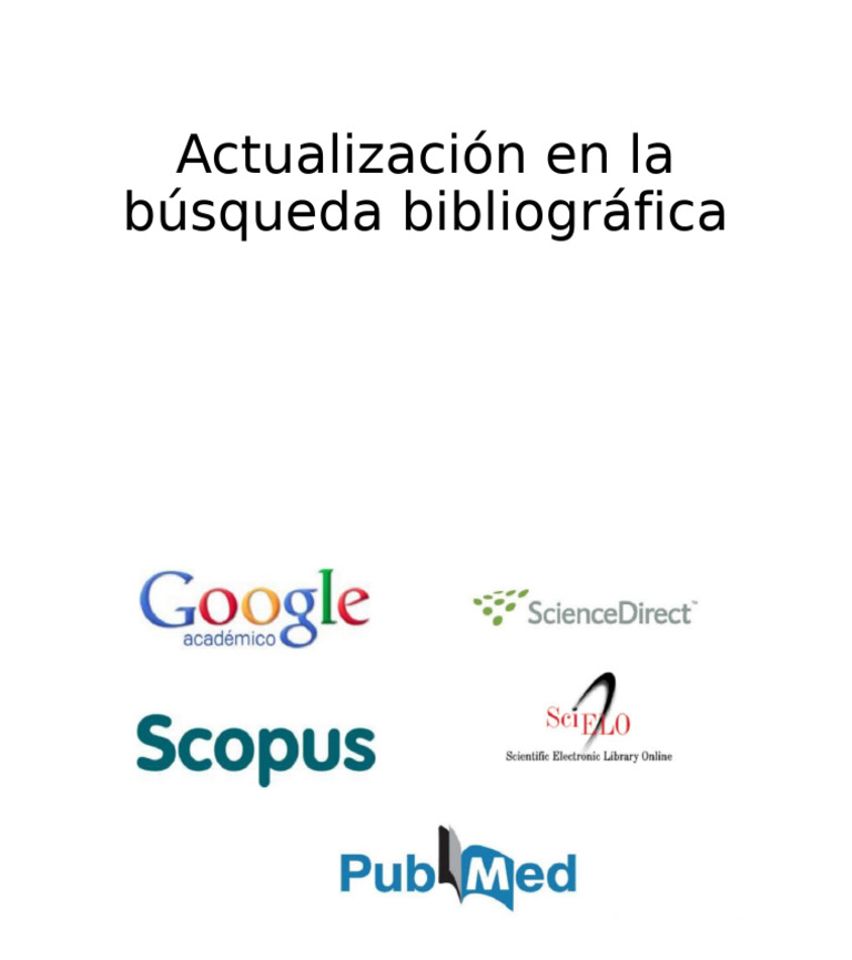 Actualización en La Búsqueda Bibliográfica | PDF